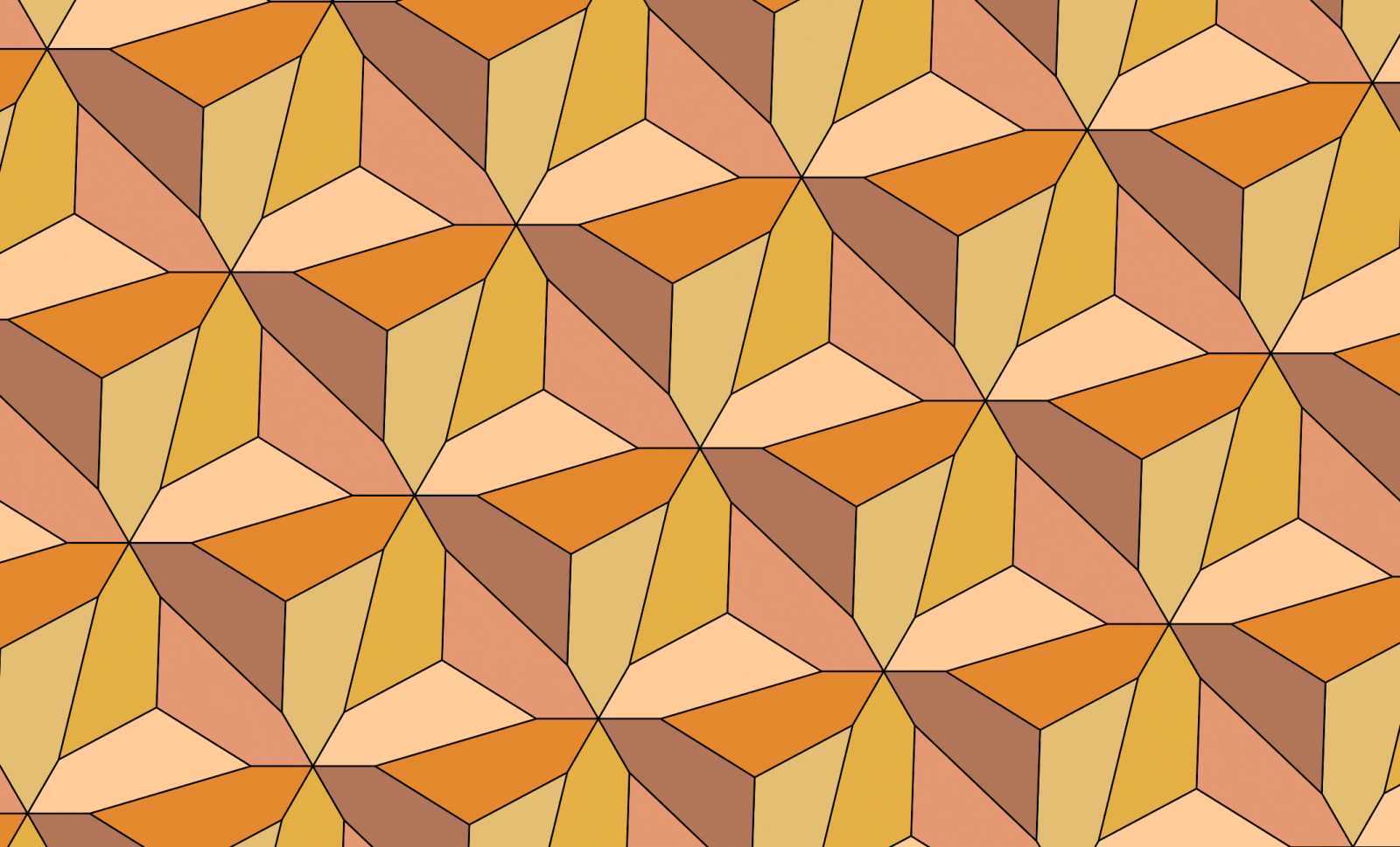 Tessellating Pentagons Types 1–5: Karl Reinhardt, 1918, a deke.com article